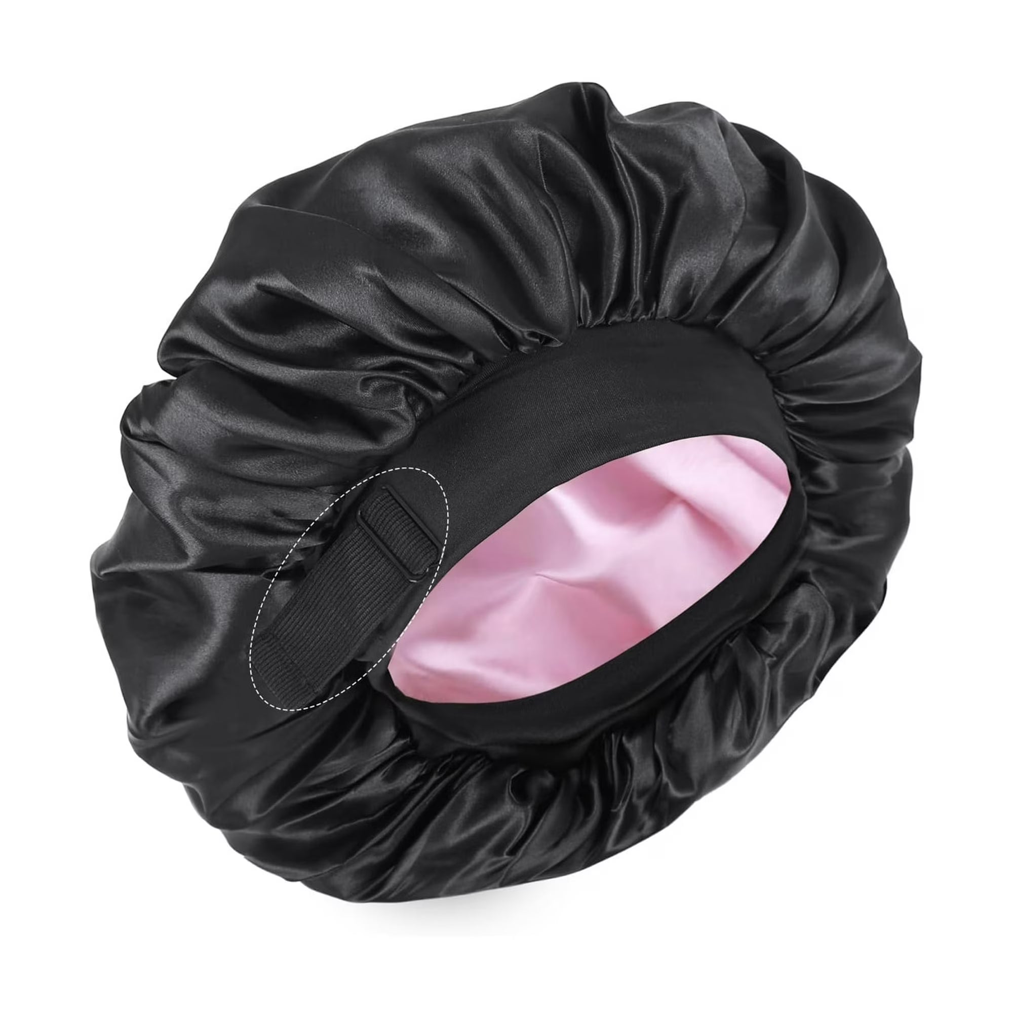 ROHAJSHOP Silk Hair Bonnet with Wide Elastic Band