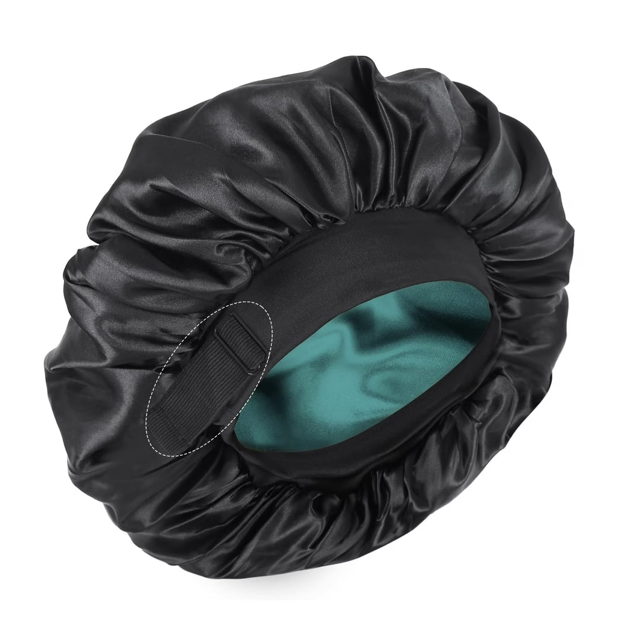 ROHAJSHOP Silk Hair Bonnet with Wide Elastic Band